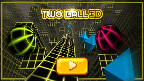 Two Ball 3D - Run 3 Game