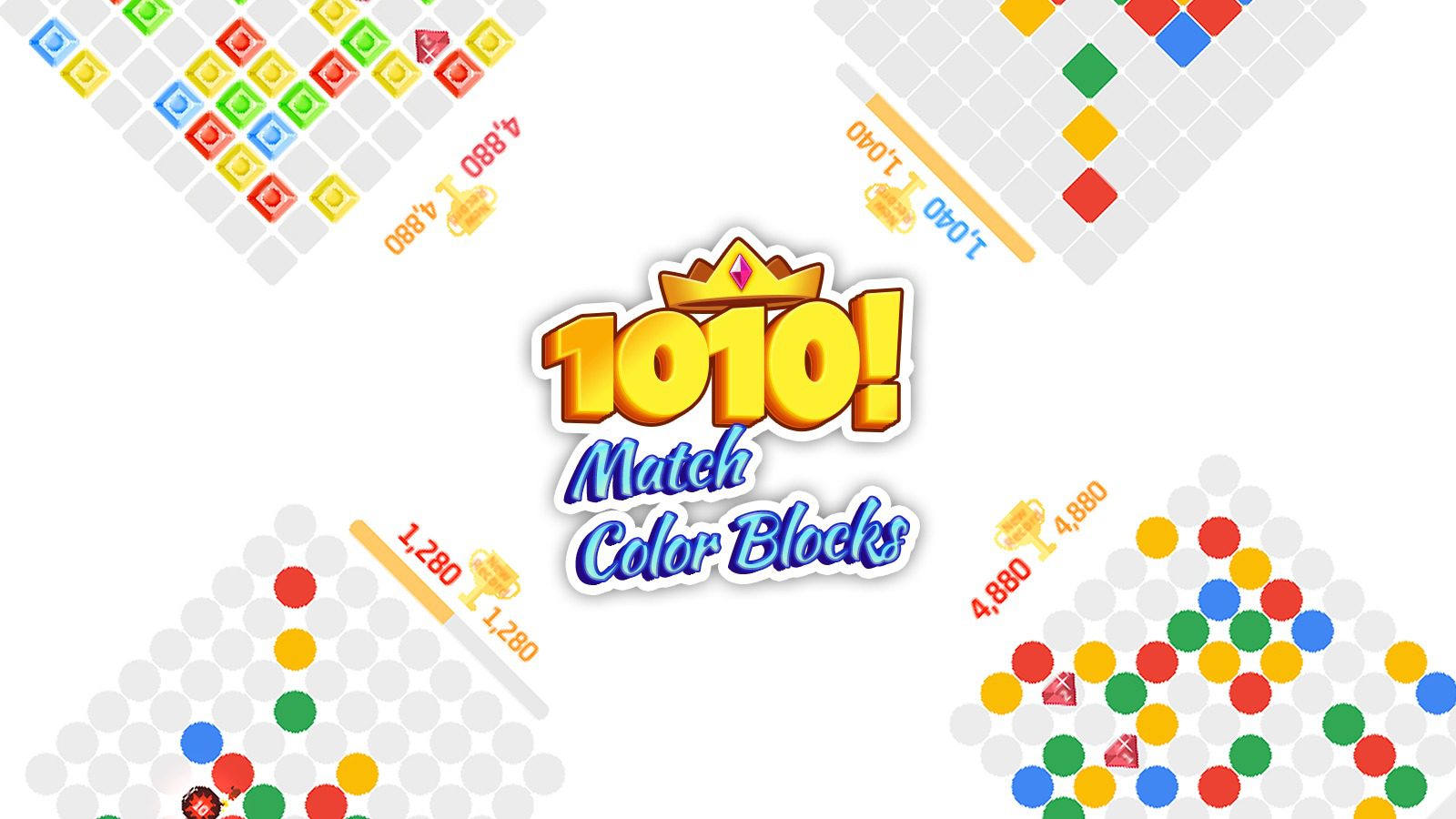 1010 Color Match - Run 3 Game